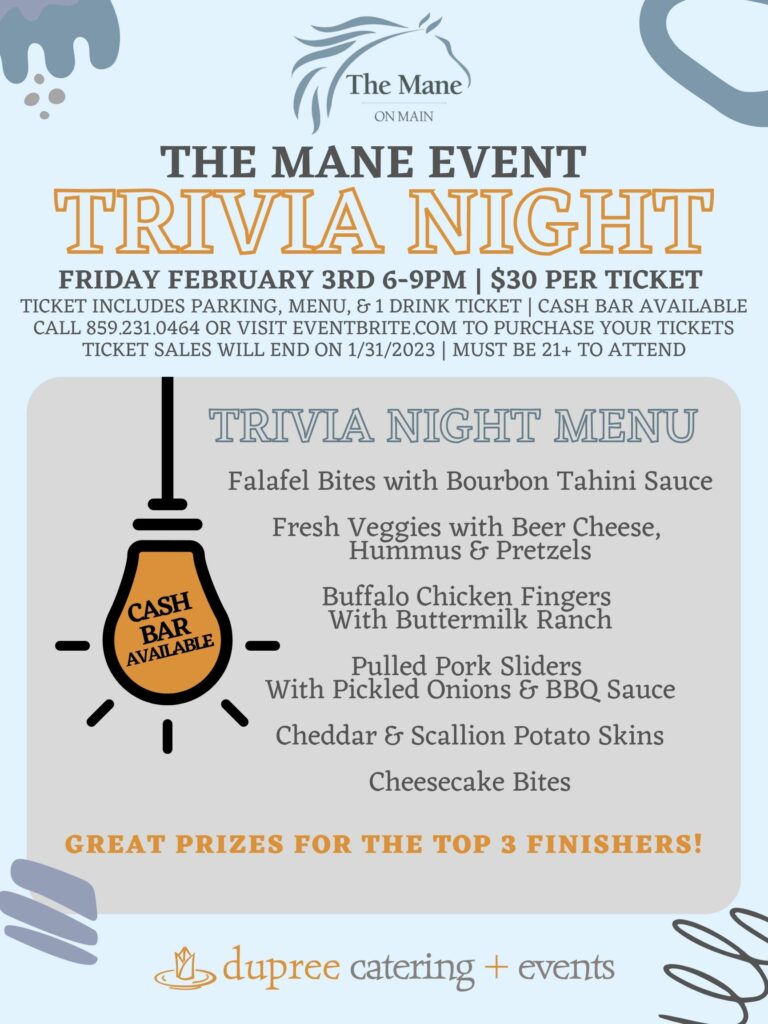 Trivia Night at the Mane